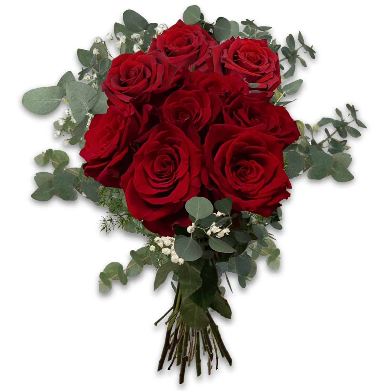 9 Red Roses - Flowers Online 24